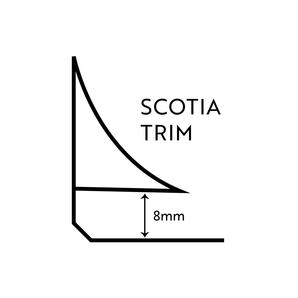 Scotia Silver Trim PVC for 8mm Panels – Wall Panel Trims