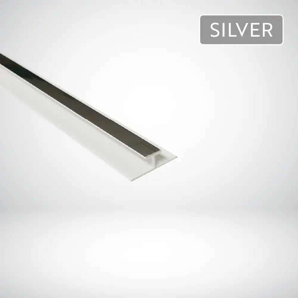 H Trim Silver PVC for 5mm Panels – Wall Panel Trims