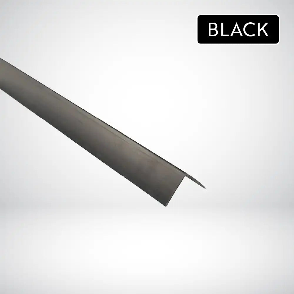 L Trim Corner Black PVC Trim 25mm x 25mm – Wall Panel Trims
