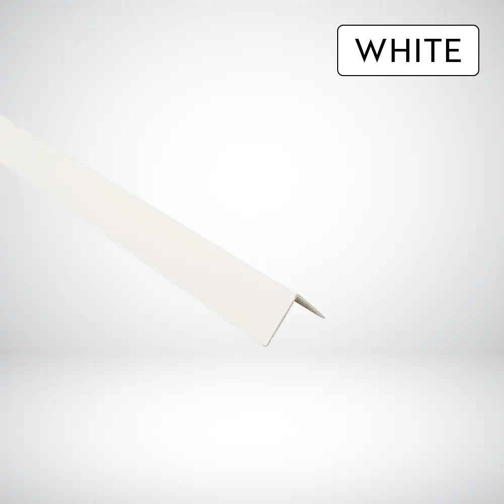 L Trim Corner White PVC Trim 25mm x 25mm – Wall Panel Trims
