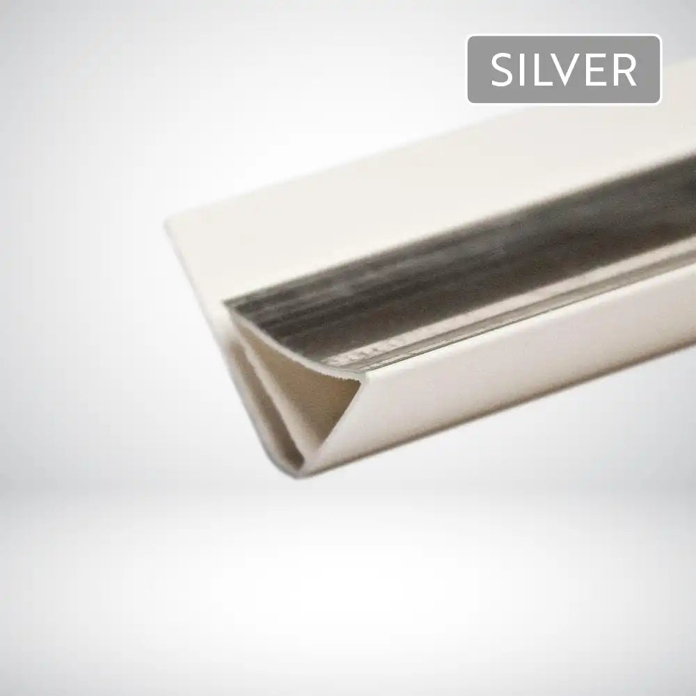 Scotia Silver Trim PVC for 8mm Panels – Wall Panel Trims